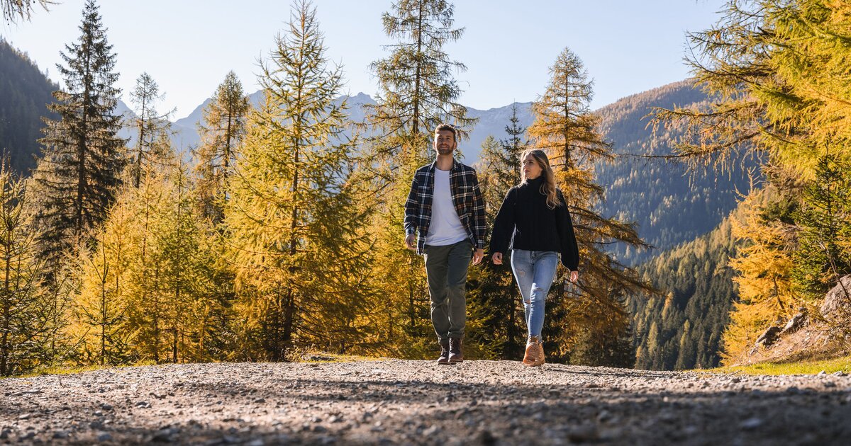 Autumn to experience in the mountains of Val di Sole, Trentino